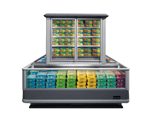 Frozen food cabinets