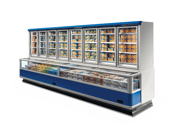 Frozen food cabinets